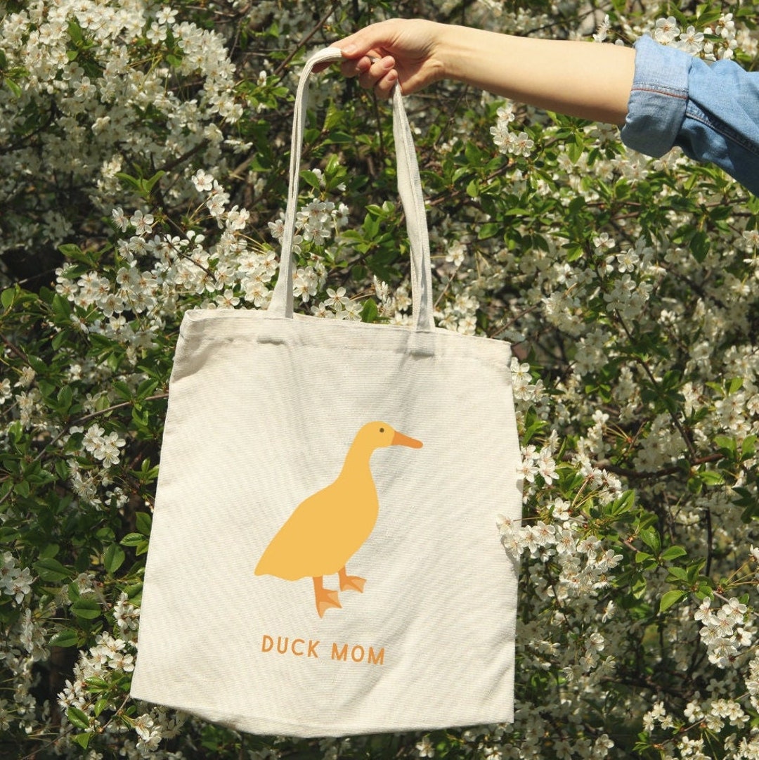 Quack-tastic Duck Mom Tote Bag Must-have for Trendy Moms and Duck ...