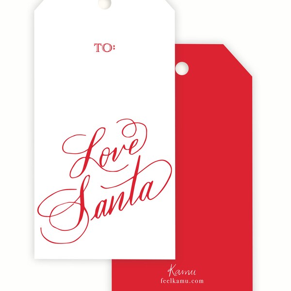 Santa Gift Tag - 60+ Gift Ideas for 2024