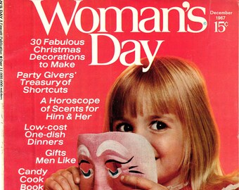 Vintage Christmas Woman's Day Magazine December 1970 - Etsy