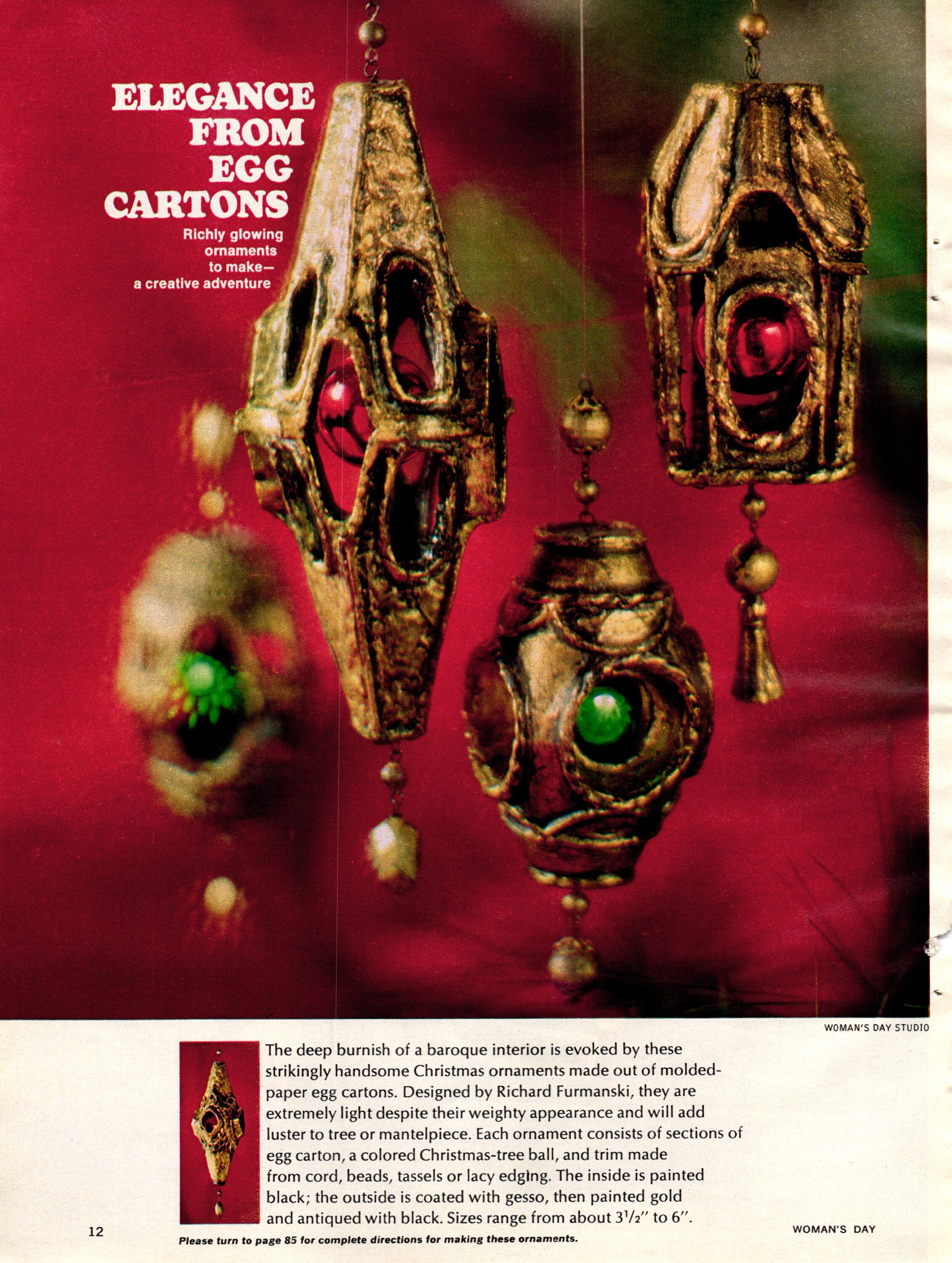 Woman's Day December 1967 Vintage Magazine PDF Digital Download ...