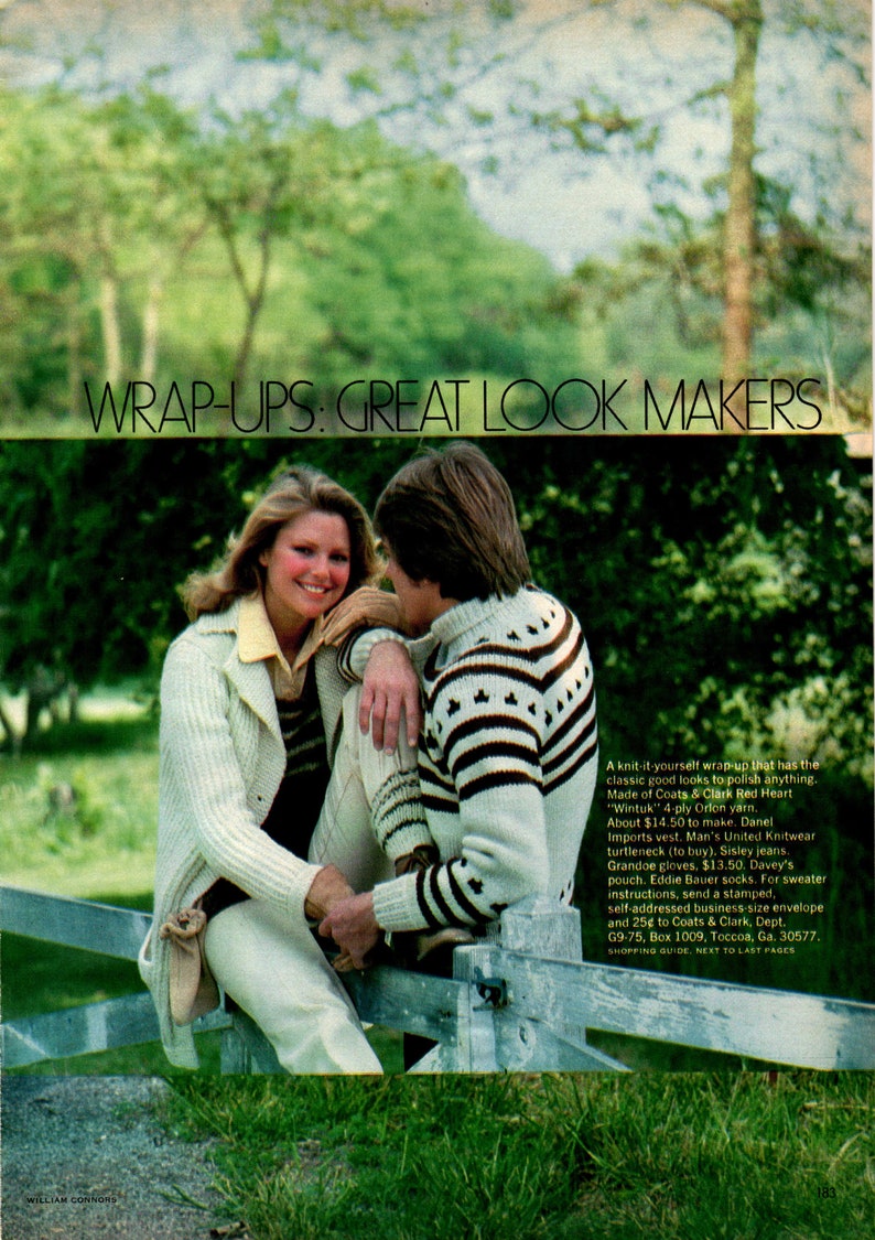 Glamour Magazine September 1975 Vintage Fashion Magazine Digital PDF ...