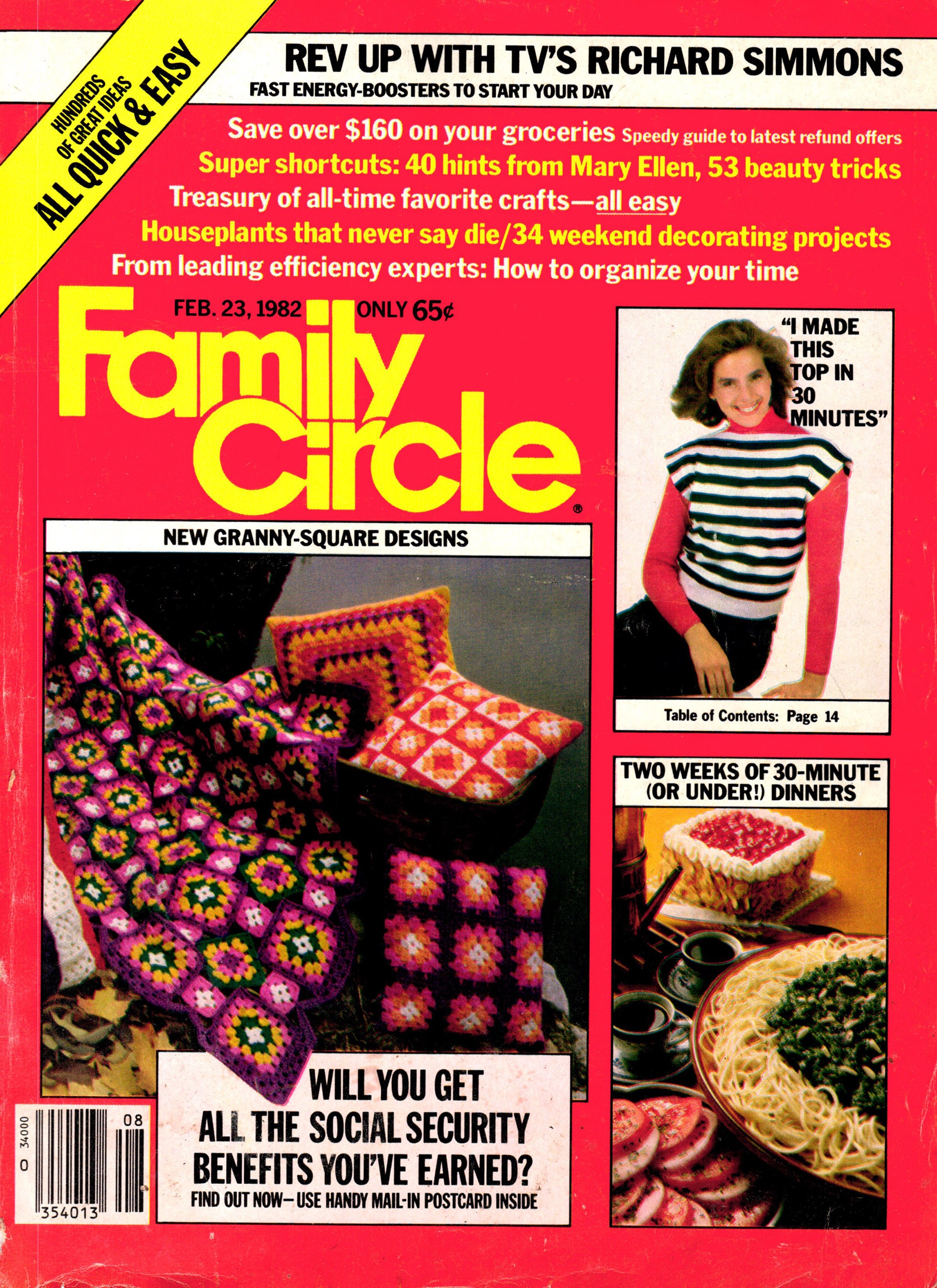 Family Circle - Feb. 23, 1982 - Digital PDF Magazine - Vintage Women's ...