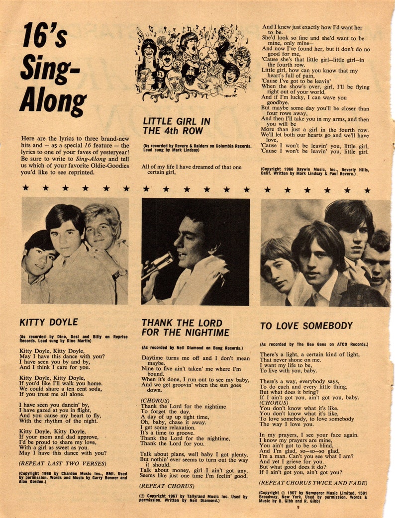 16 Magazine October 1967 PDF Magazine Digital Download Peter Tork ...