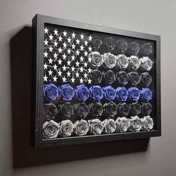 Law Enforcement Badge Shadow Box - Etsy