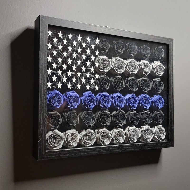 Thin Blue Line Box - Etsy