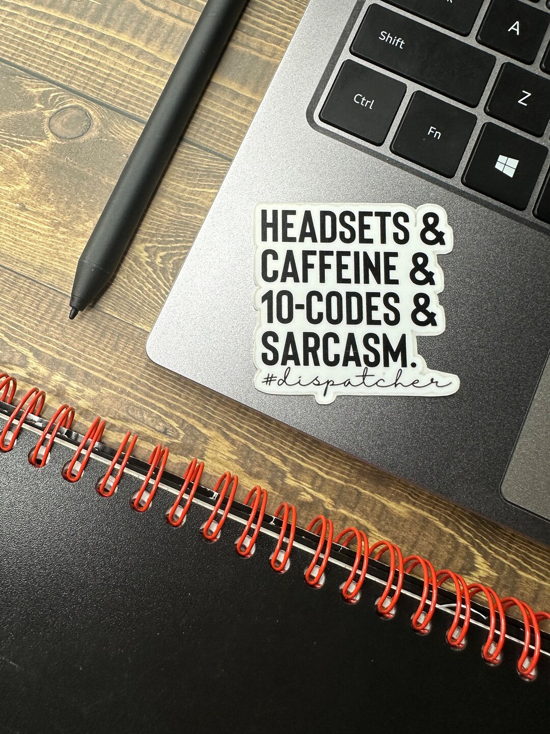 Headsets, Caffeine, 10-codes, Sarcasm, Dispatcher Sticker - Etsy