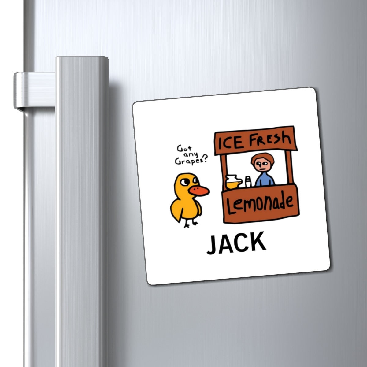Funny Duck Fridge Magnet, Got Any Grapes Fridge Magnet, Duck Magnet ...