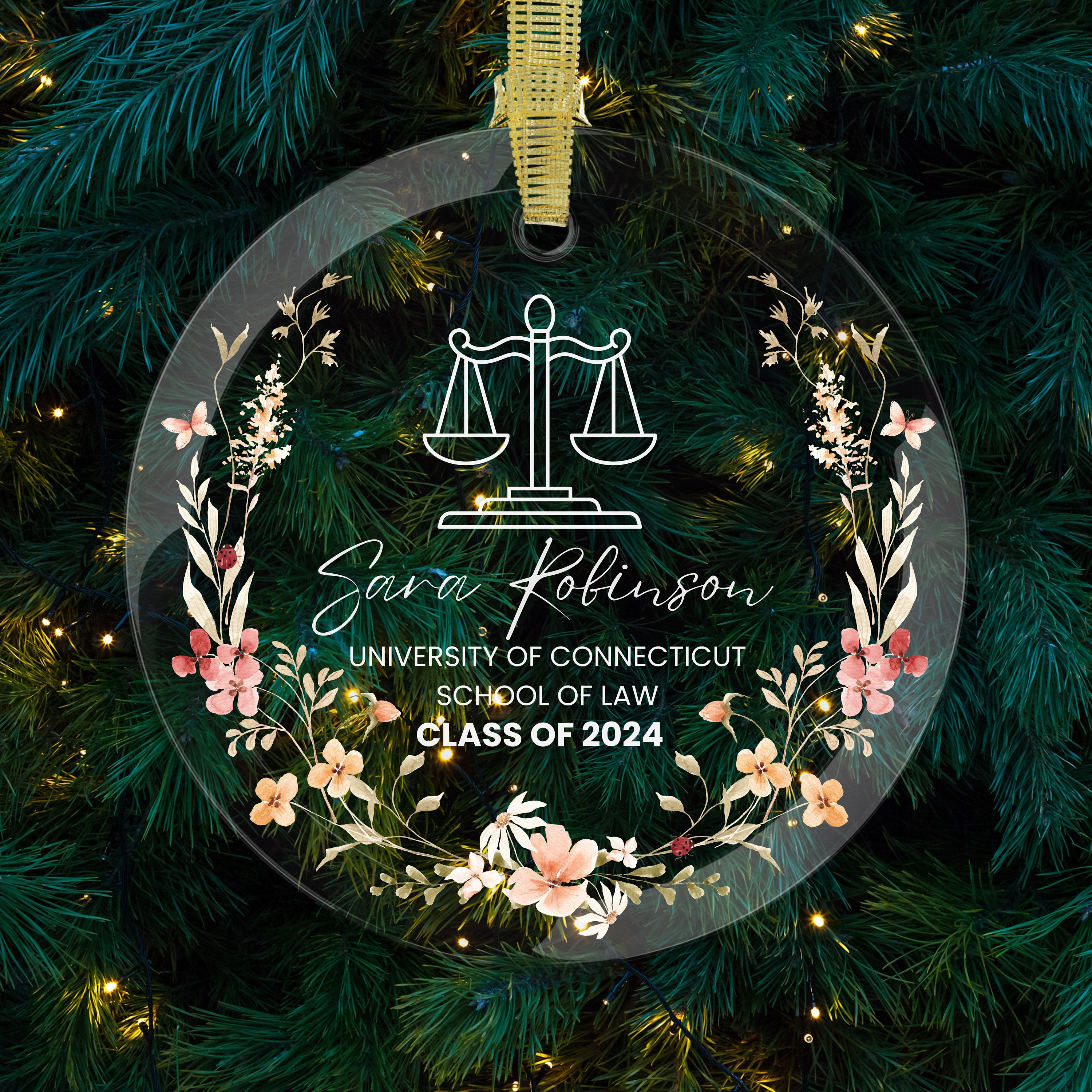 Lawyer Graduation Ornament Christmas Lawyer Ornament Lawyer Graduation ...