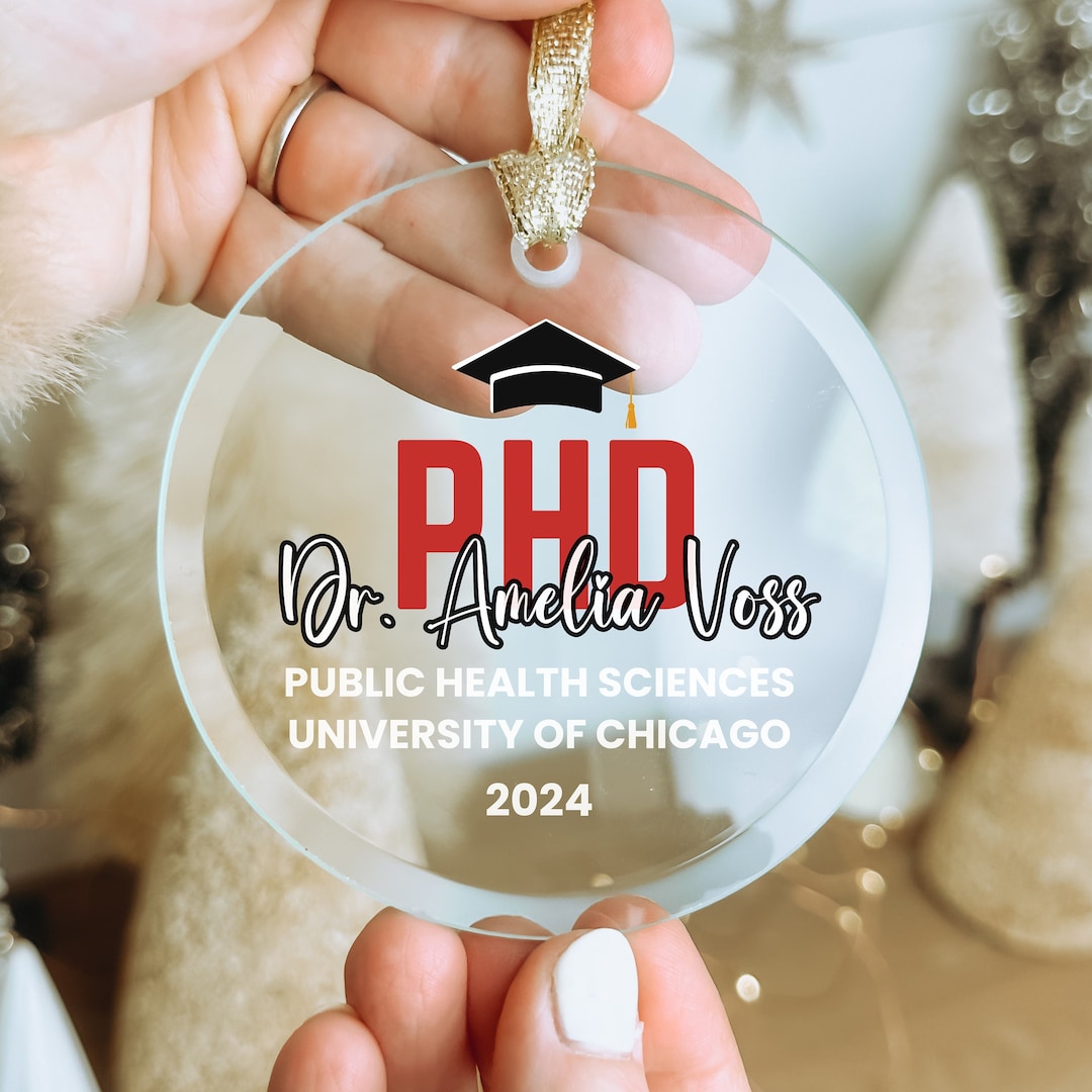 PHD Graduation Gifts for Her PHD Ornament Phd Gifts for Him 2024 Phd ...