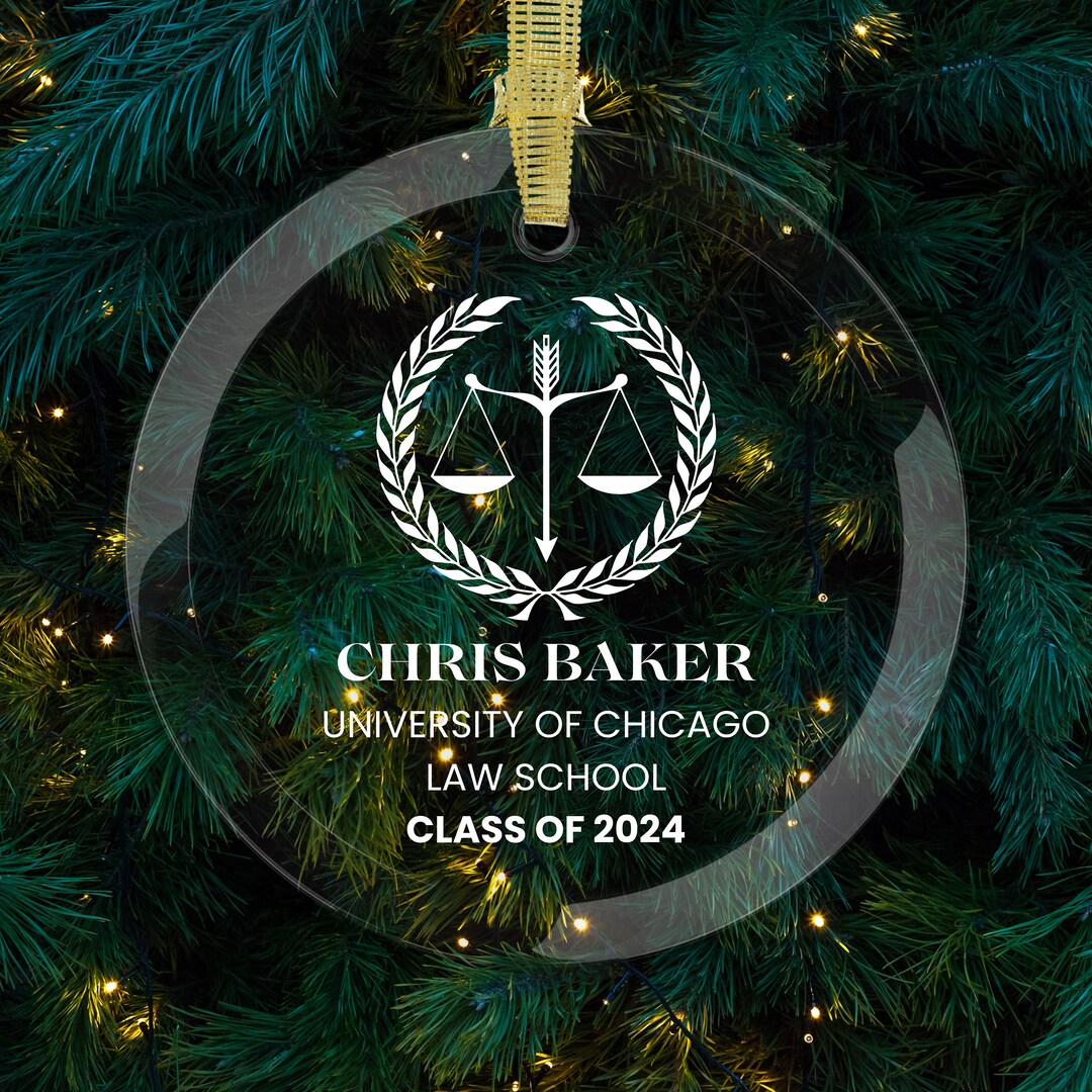 Lawyer Ornament, Custom Attorney Ornament, Law School Graduation ...
