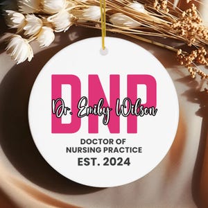 Dnp Ornament Dnp Graduation Gifts Doctor of Nursing Practice Graduation ...