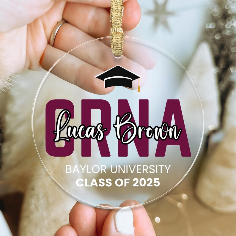 Crna Graduation Gift CRNA Ornament CRNA Nurse Gifts Certified ...