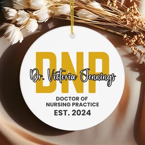 Dnp Ornament Dnp Graduation Gifts Doctor of Nursing Practice Graduation ...