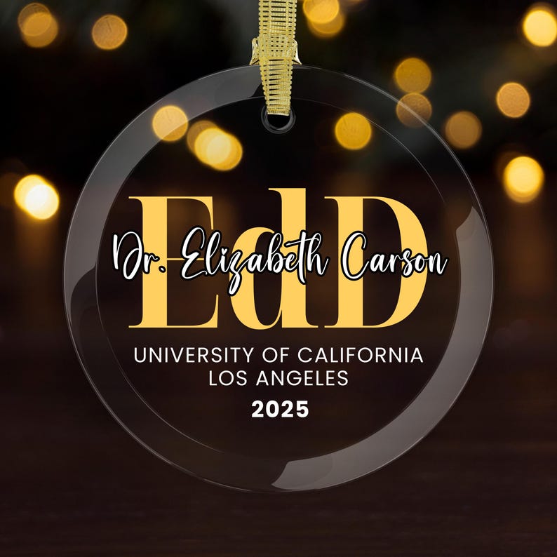 Edd Ornament Ed.d Graduation Gifts Edd Gifts for Doctor of Education ...