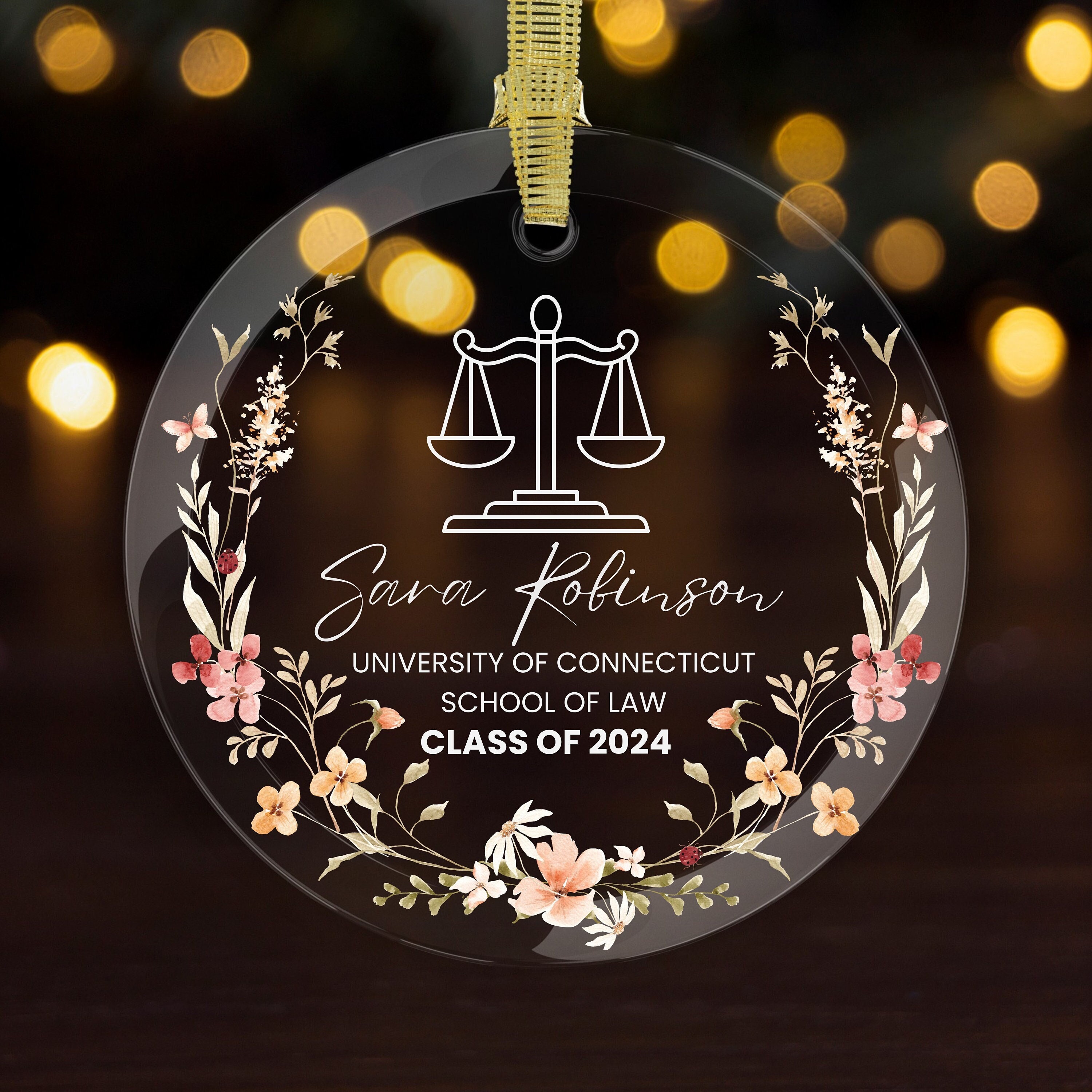 Lawyer Graduation Ornament Christmas Lawyer Ornament Lawyer Graduation ...