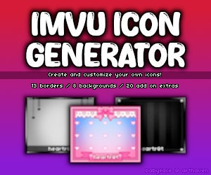 IMVU ICON Generator IMVU Creator Shop Product Template - Etsy