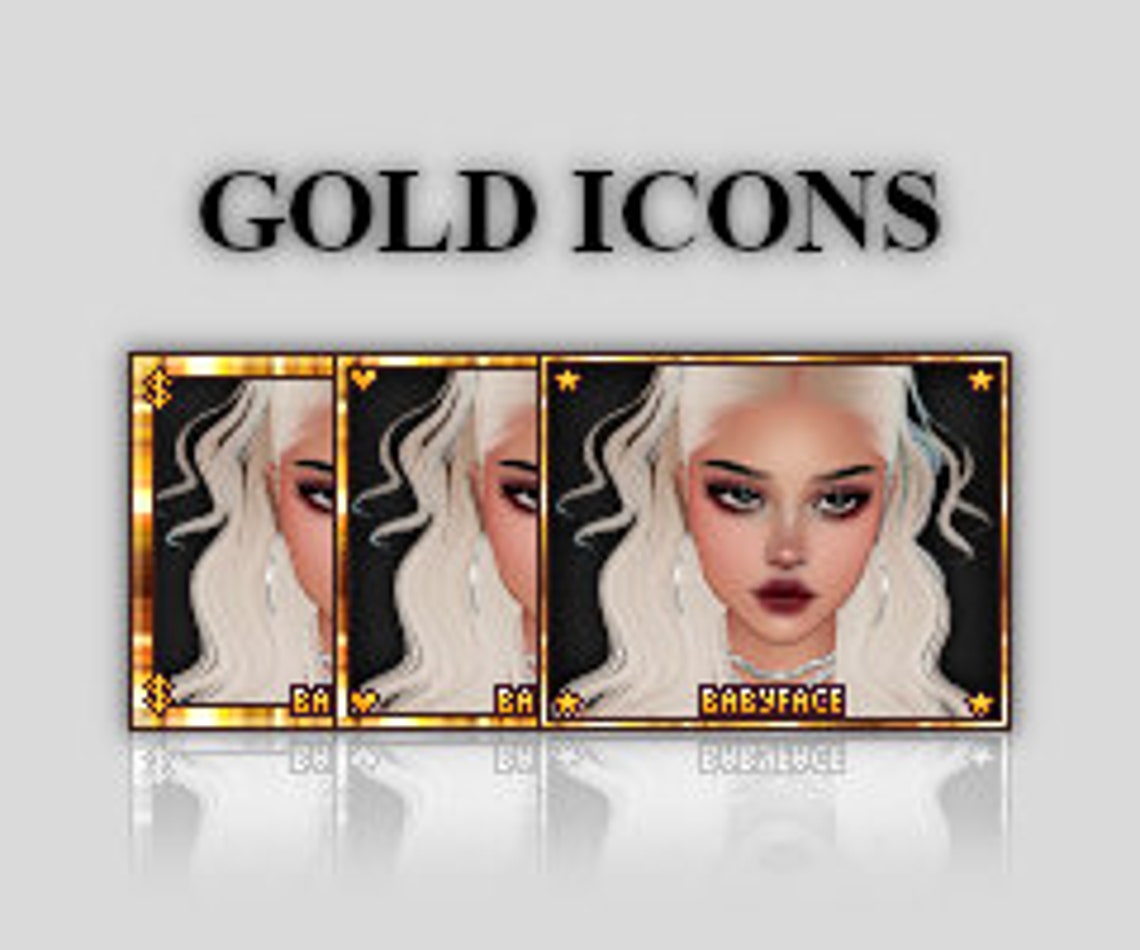 IMVU Creator Icon Gold Icon - Etsy