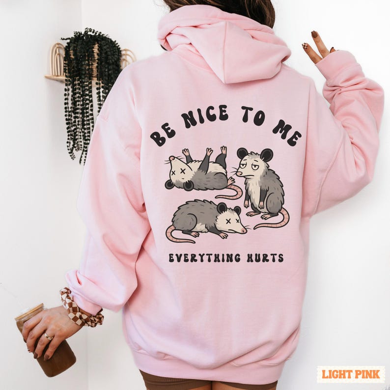 Chronic Illness Hoodie, Possum Sweatshirt, Flare Day Gift, Ehlers ...