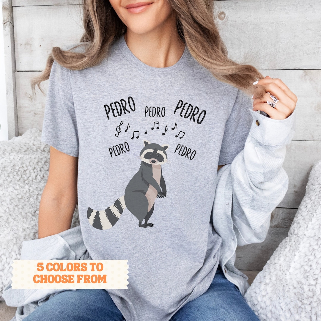 Raccoon Meme Pedro Pedro Dancing Raccoon Shirt Funny Raccoon Tshirt