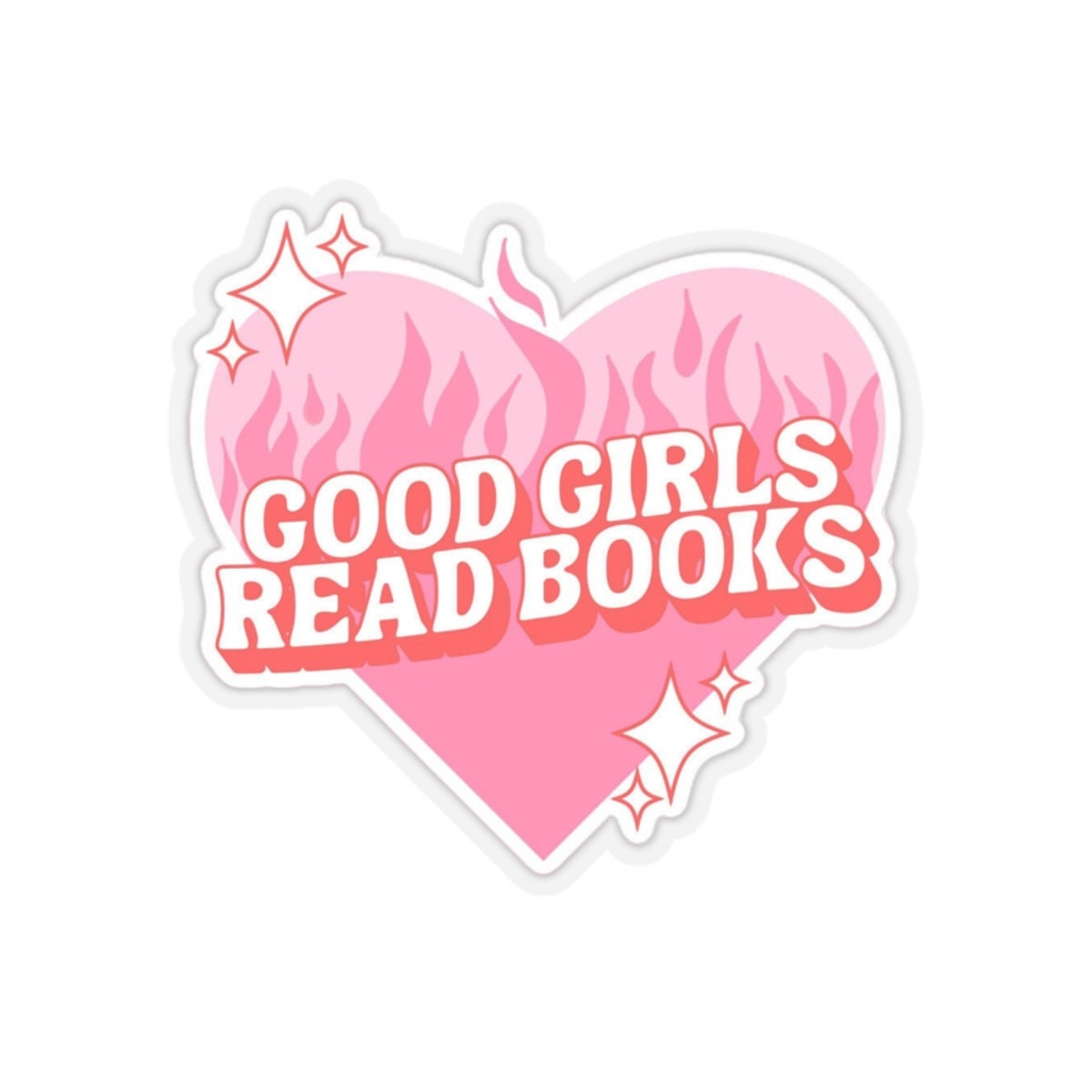 Good Girls Read Books Kiss-cut Stickers - Etsy