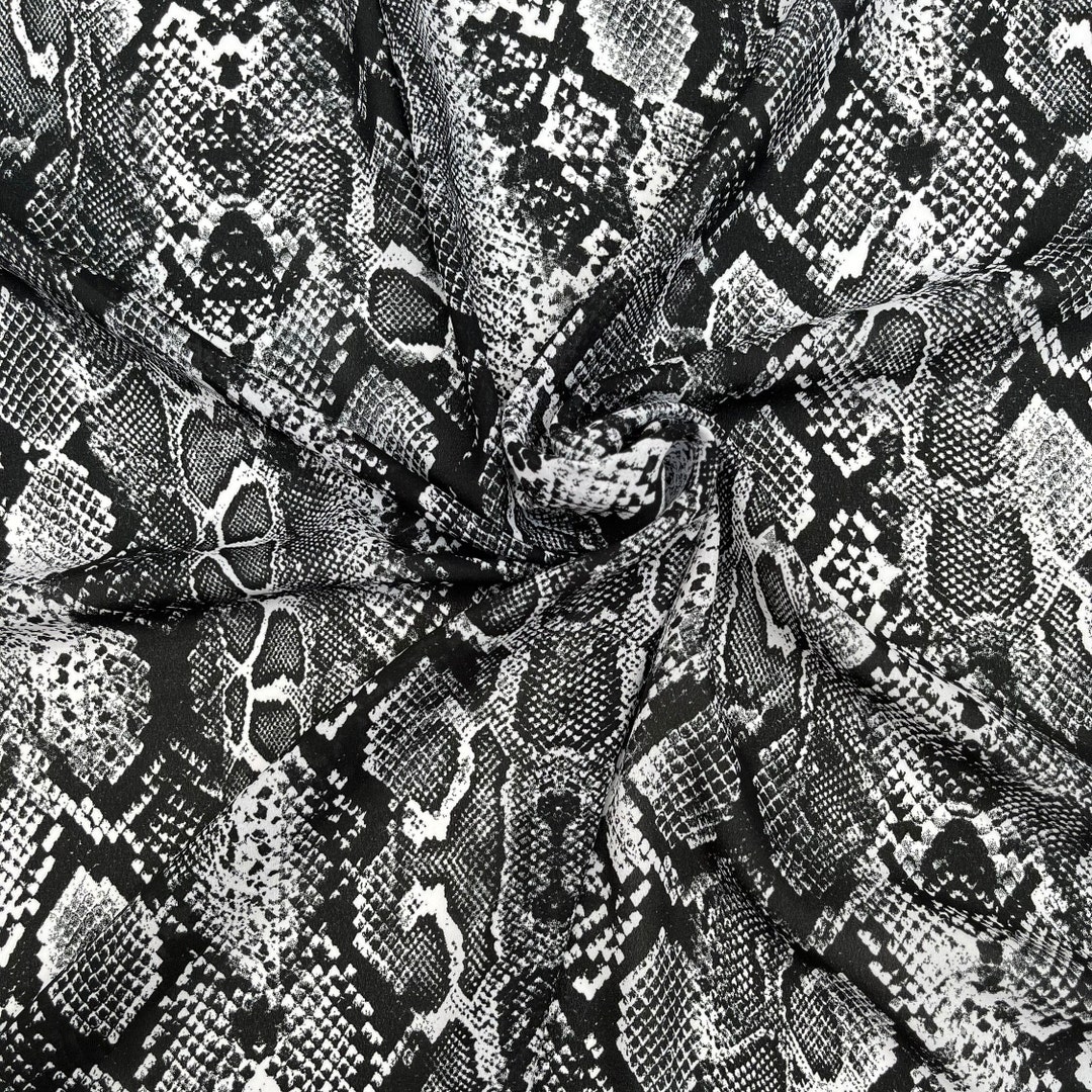 SHOP CLOSING Snakeskin Pattern Sold by the Yard | Dress Goods | Woven ...