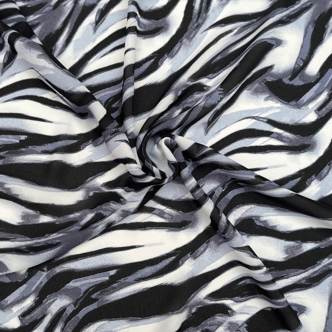 Zebra Pattern Sold by the Yard | Dress Goods | Woven Printed | Free ...