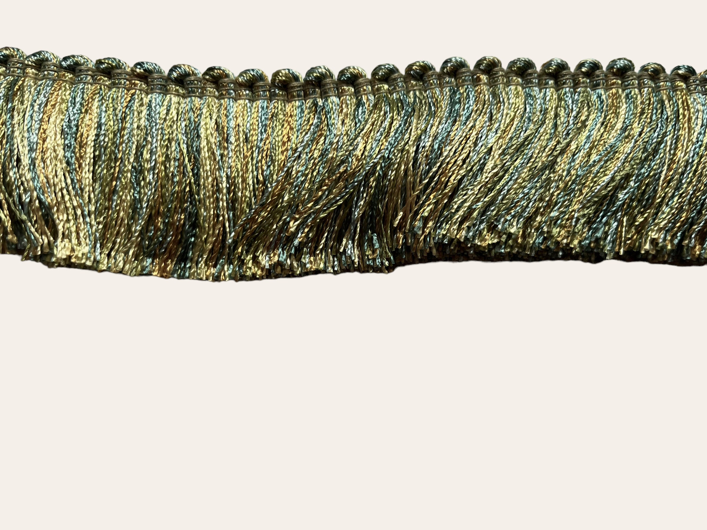 2 Multicolored Decorative Fringe Trim Upholstery Sold by the Yard Free ...