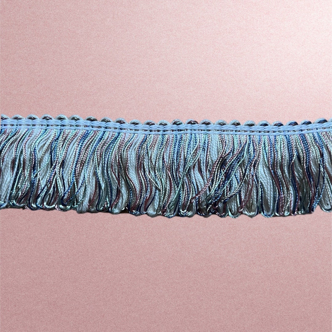2" Multicolored Decorative Fringe | Trim | Upholstery Sold by the Yard ...