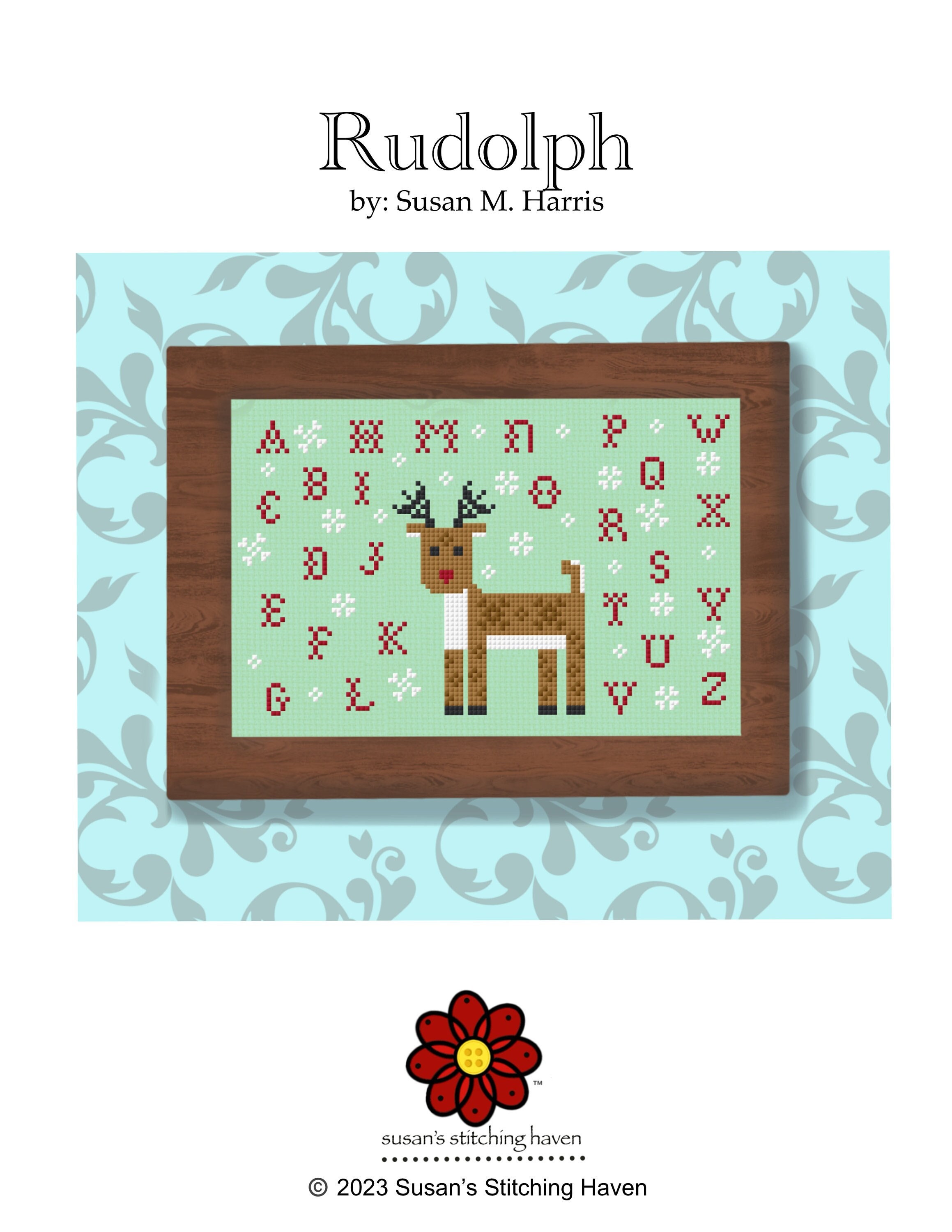 Rudolph Cross Stitch Pattern / PDF / Instant Download - Etsy