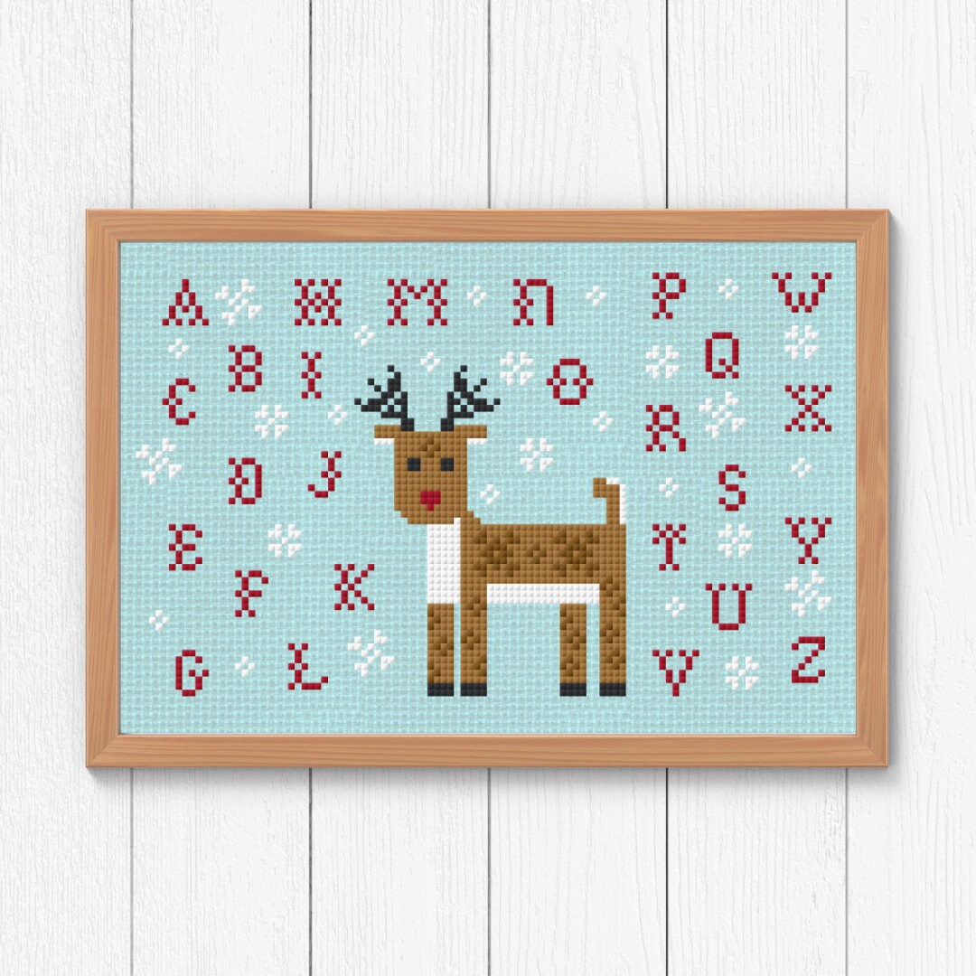 Rudolph Cross Stitch Pattern / PDF / Instant Download - Etsy