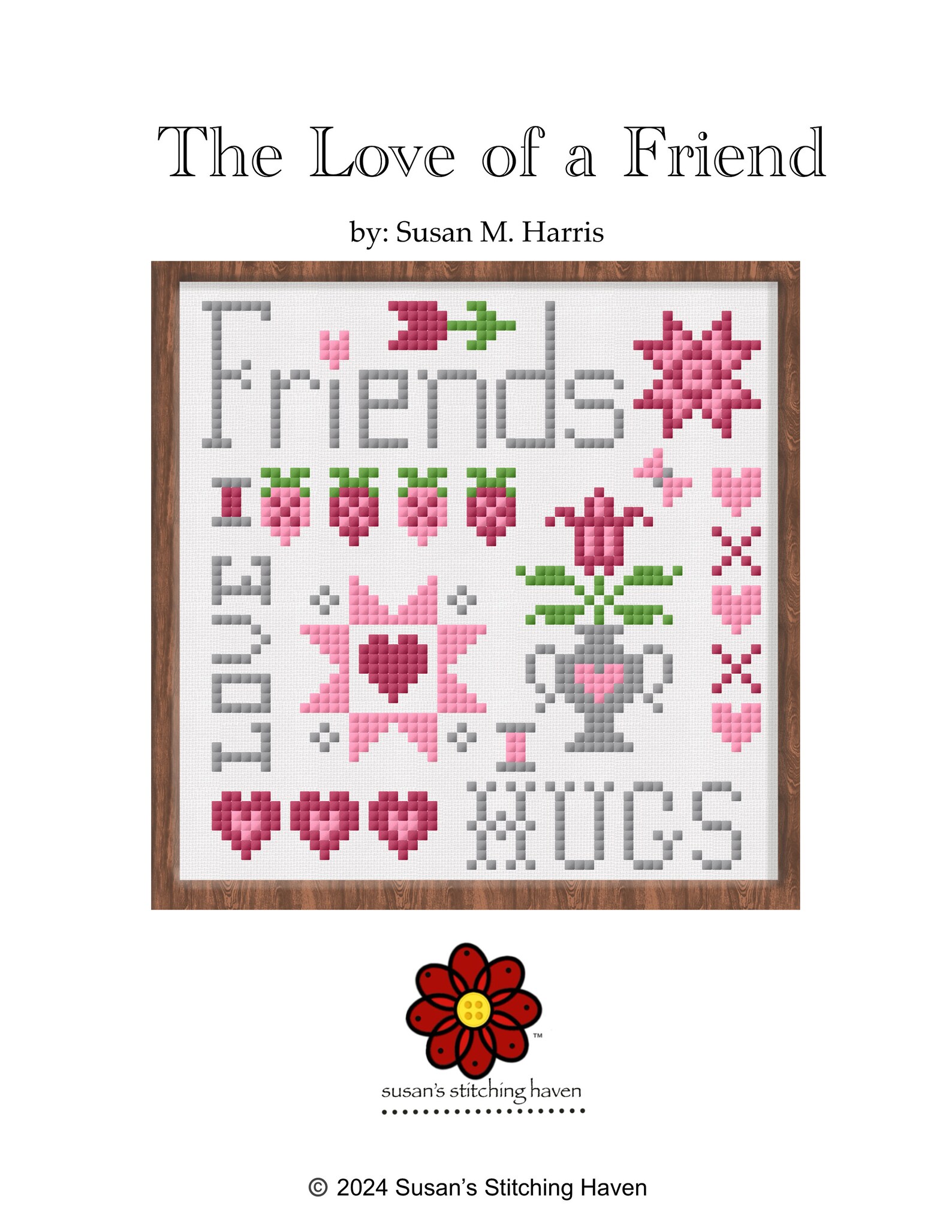 The Love of a Friend / Cross Stitch Pattern / PDF / Instant Download - Etsy