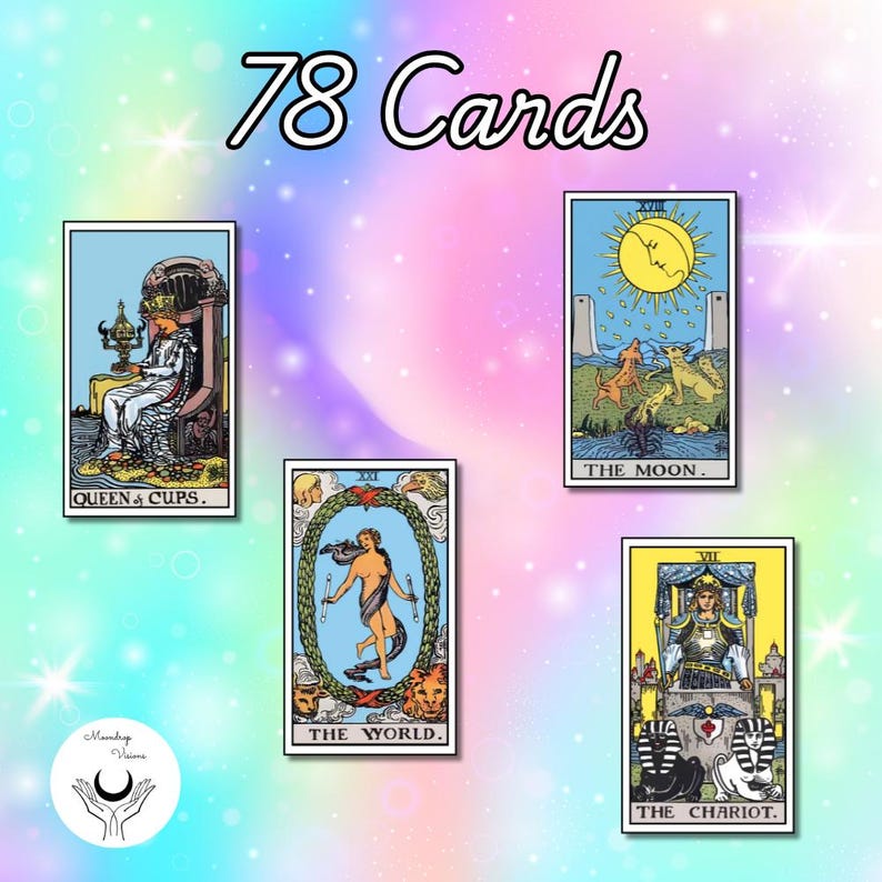 Printable Rider Waite Smith Tarot Cards | High Resolution Complete Deck ...