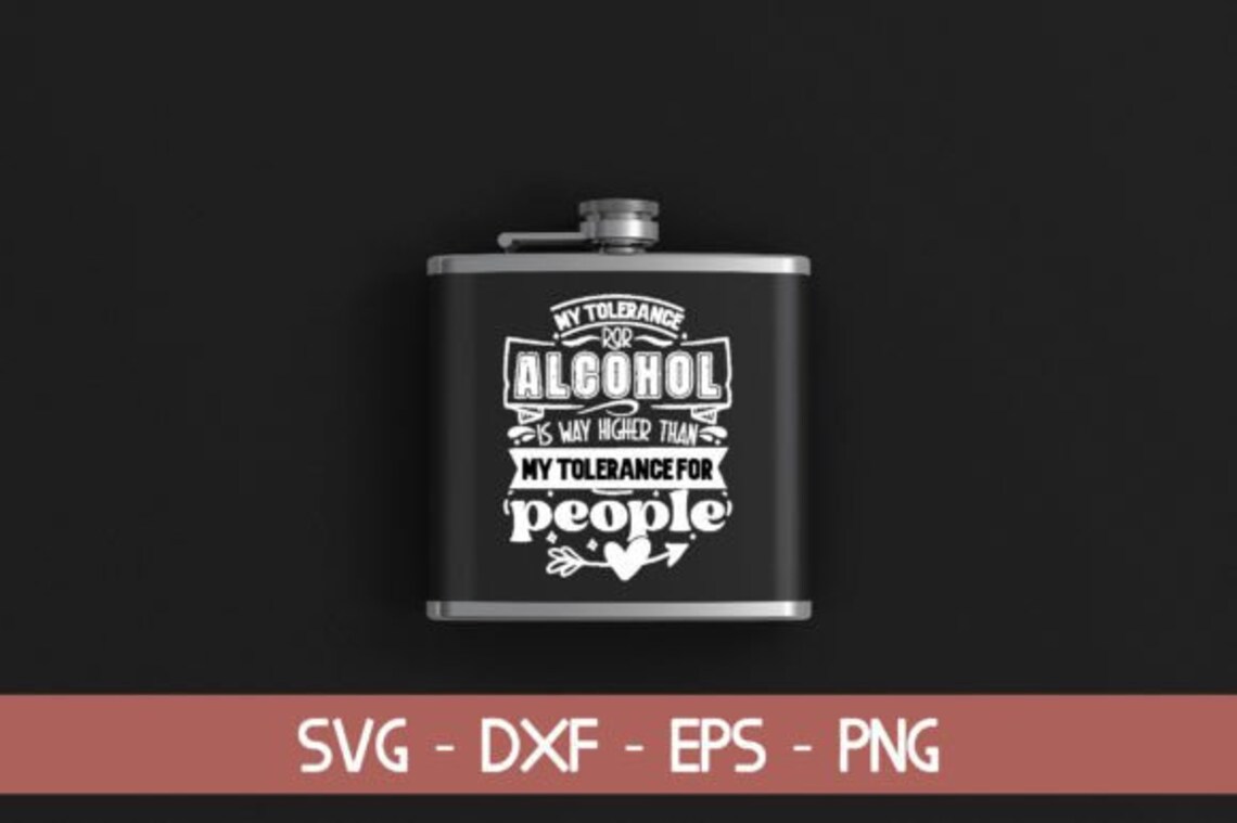 Alcohol SVG Bundle: Funny Flask Sayings, Whiskey SVG & Wine Quotes SVG ...