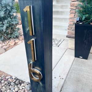House Number Sign Lighted 6 Inch Numbers Led Illuminated Address Sign ...