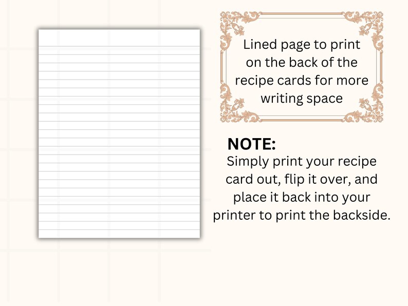 Seasonal Recipe Cards, Vintage Recipe Card Digital Kit, Christmas ...