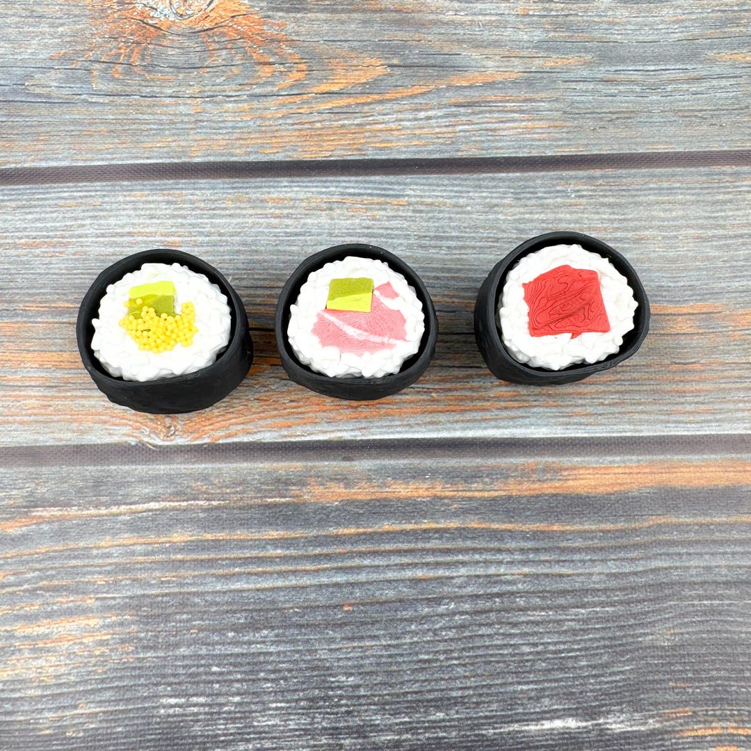 Sushi 3D Printed Clicker Fidgets - Etsy