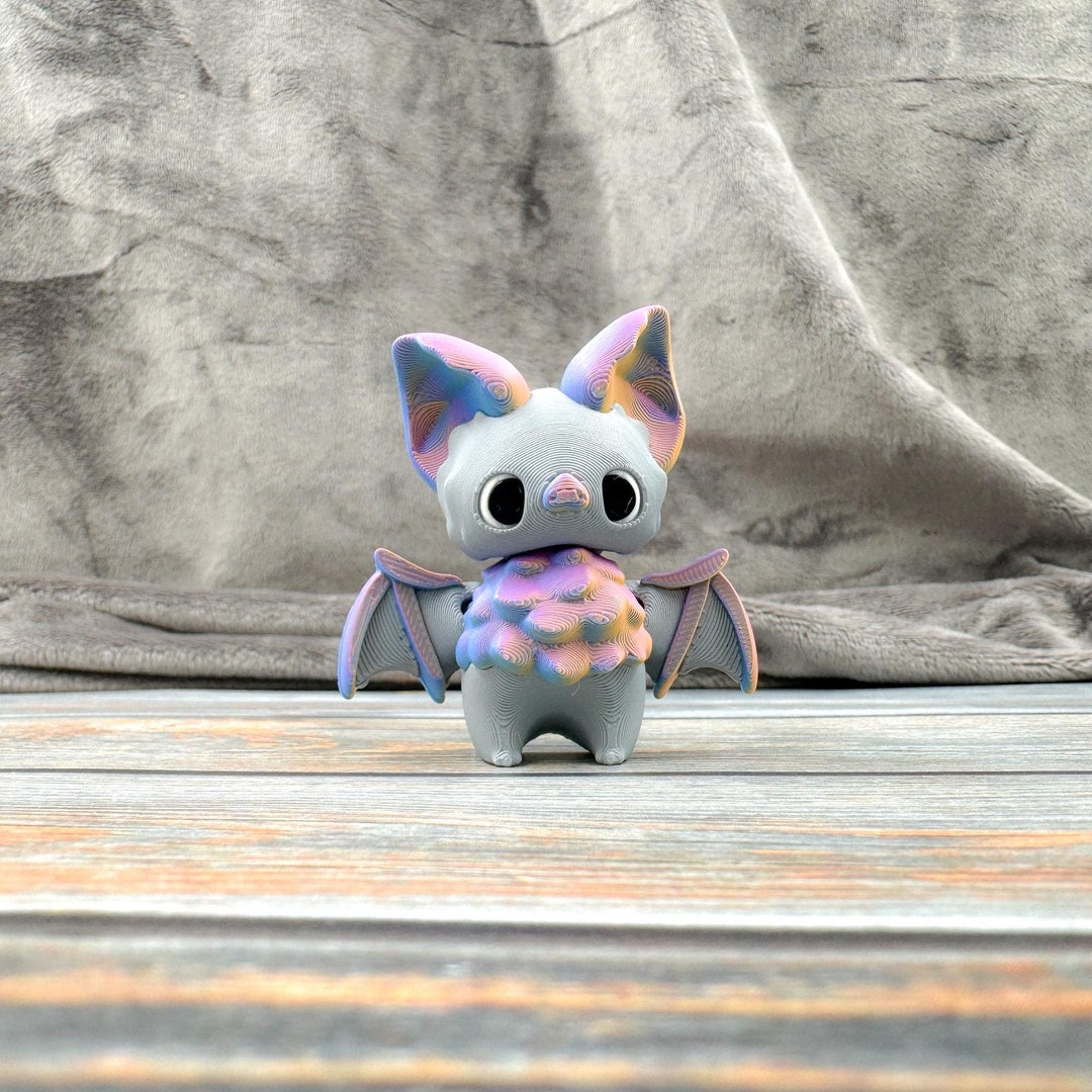 Bat Pixie 3D Printed Fidget Figure - Etsy