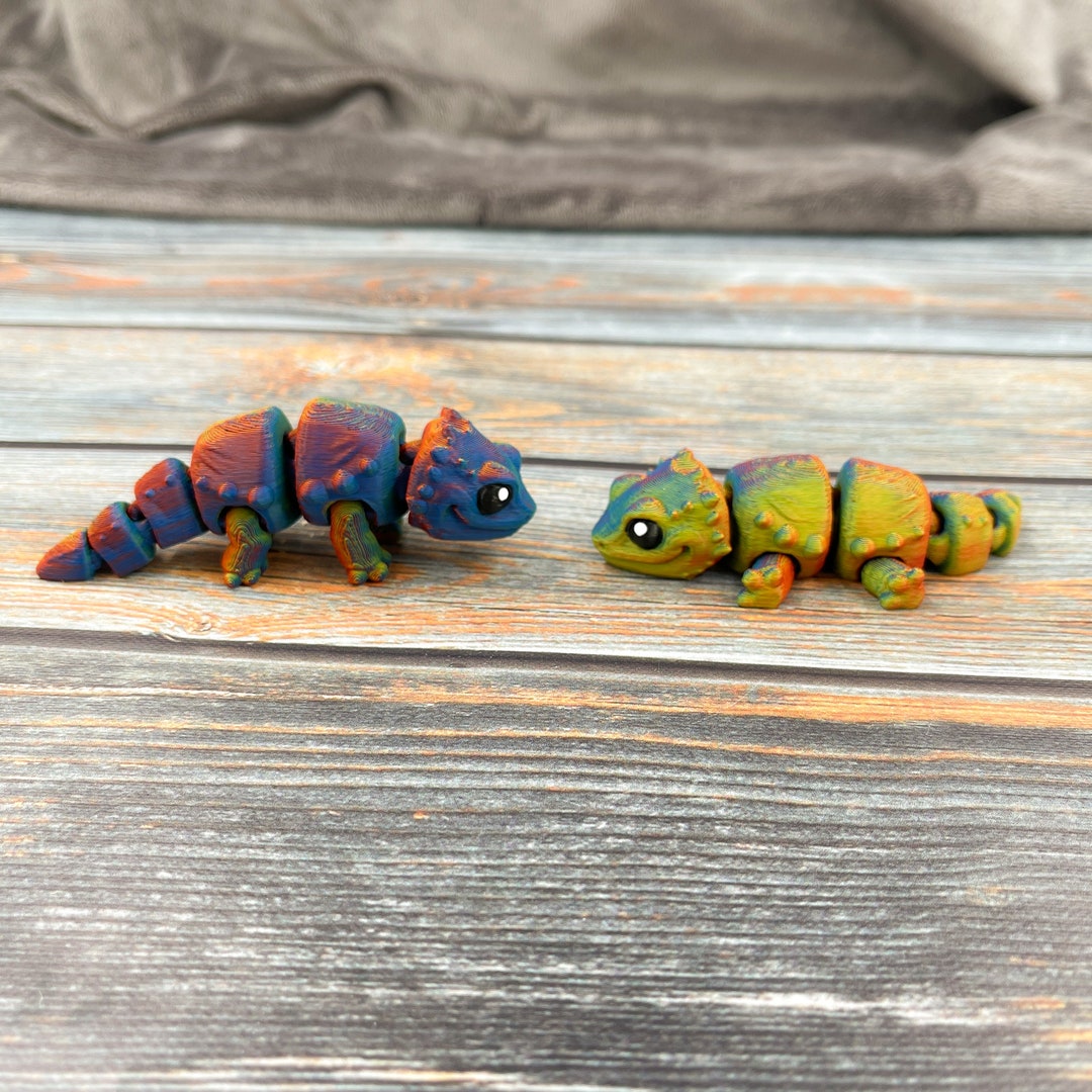 Mini Bearded Dragon Articulated 3D Printed Fidget Figure - Etsy