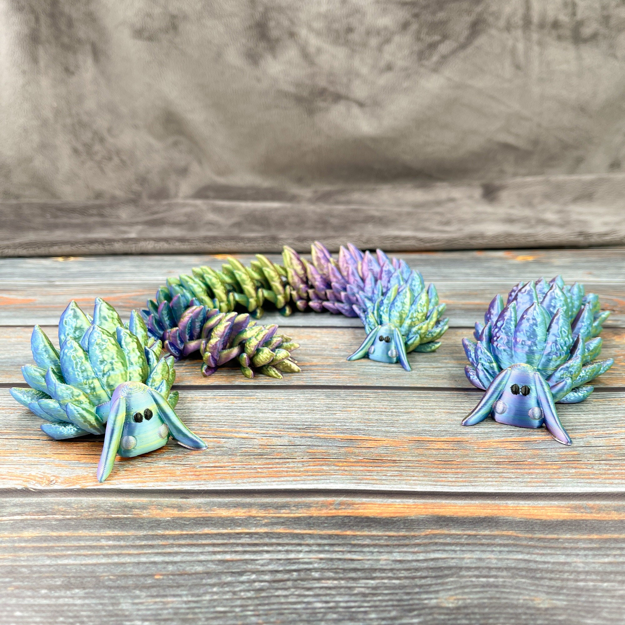 Leaf Sea Slugs 3D Printed Articulated Fidget Figure - Etsy