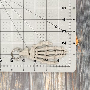 Skeleton Hand Articulated 3D Printed Key Ring - Etsy