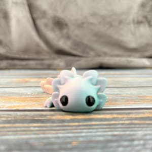 Mini Axolotl Tadpole 3D Printed Articulated Fidget Figure - Etsy