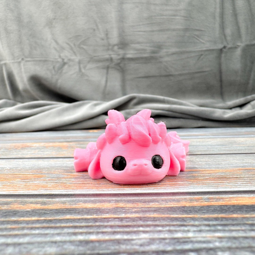 Cupid Cow 3D Printed Fidget Figure - Etsy