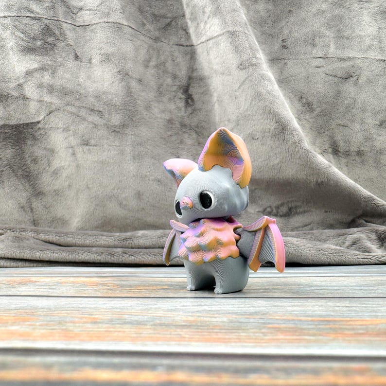 Bat Pixie 3D Printed Fidget Figure - Etsy
