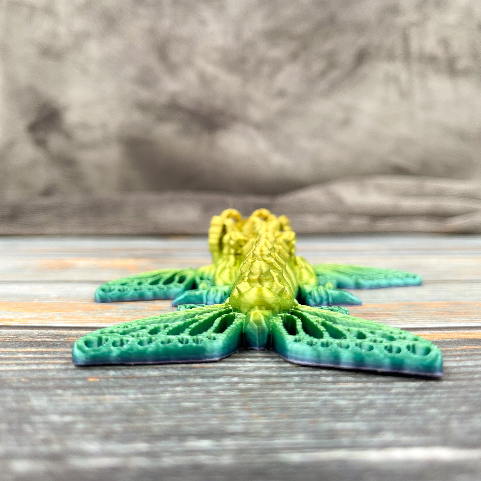 Butterfly Wyvern 3D Printed Fidget Figure - Etsy