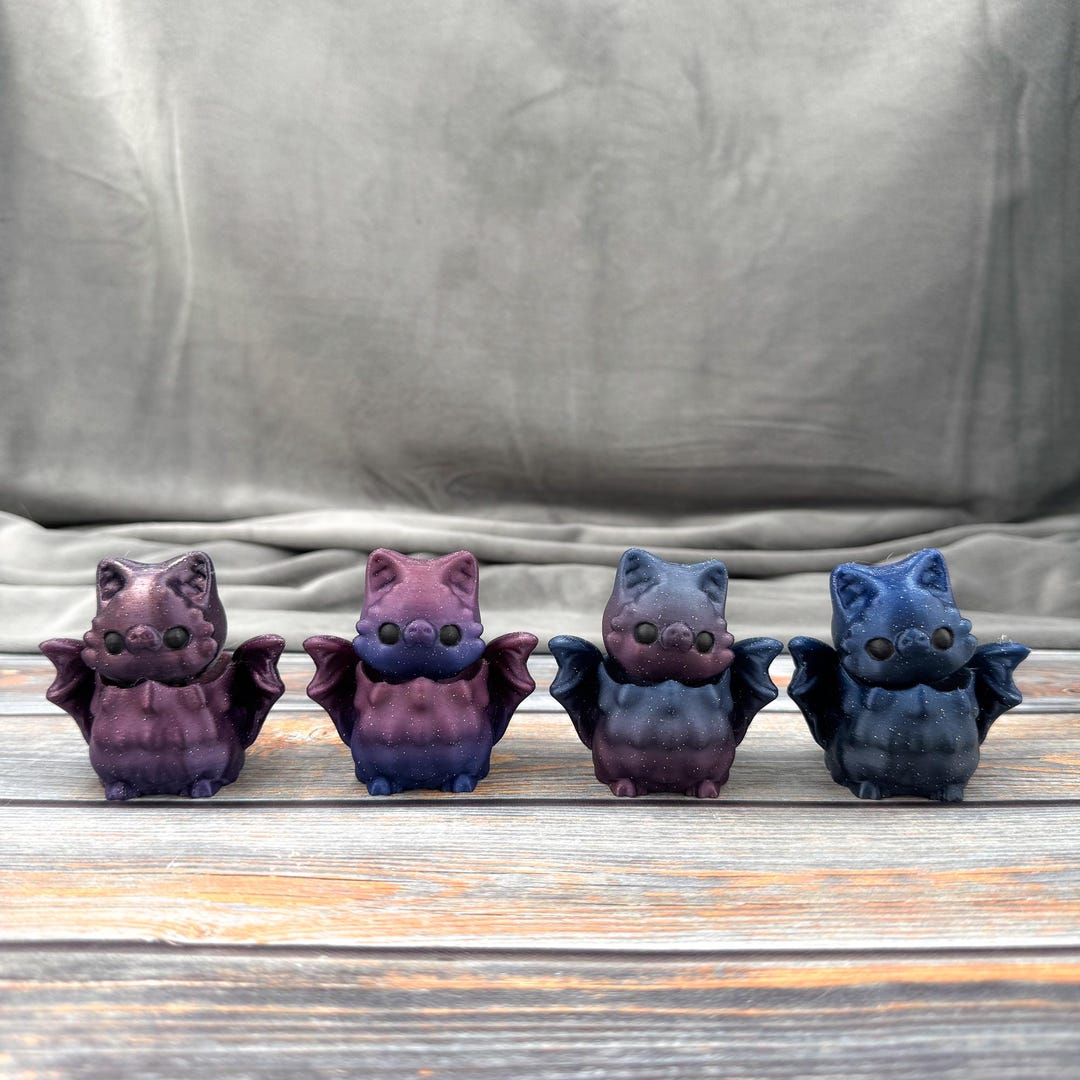Bat Bobblehead 3D Printed Fidget Figure - Etsy