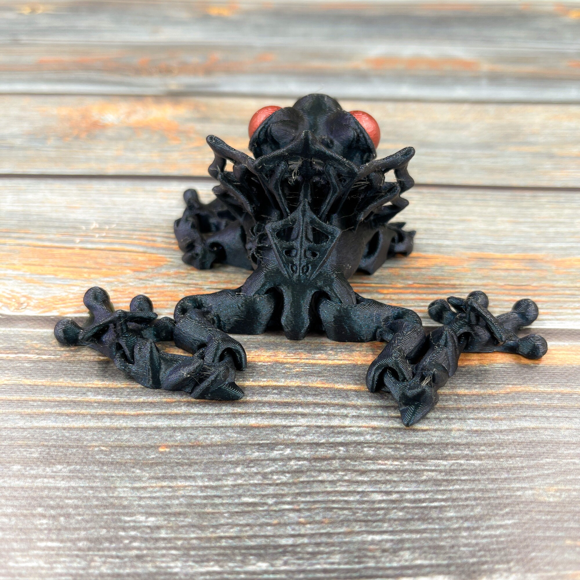 Count Frogula Articulated 3D Printed Fidget Figure - Etsy