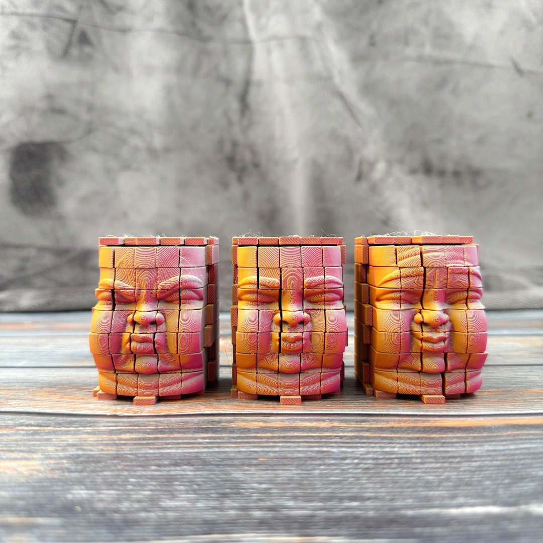 Pixel Children Articulated 3D Printed Fidget Figures - Etsy