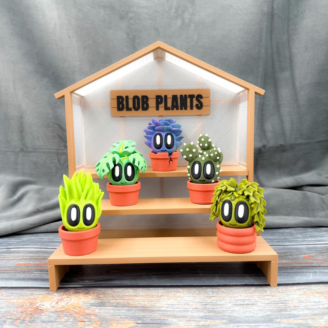 Plants + Pots 3D Printed Fidget Figures - Etsy