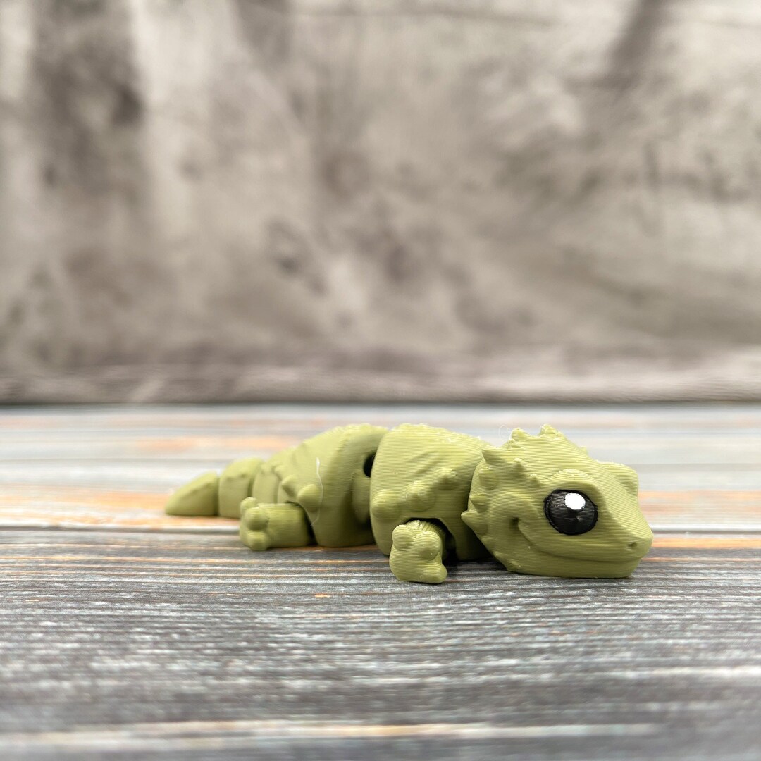 Mini Bearded Dragon Articulated 3D Printed Fidget Figure - Etsy