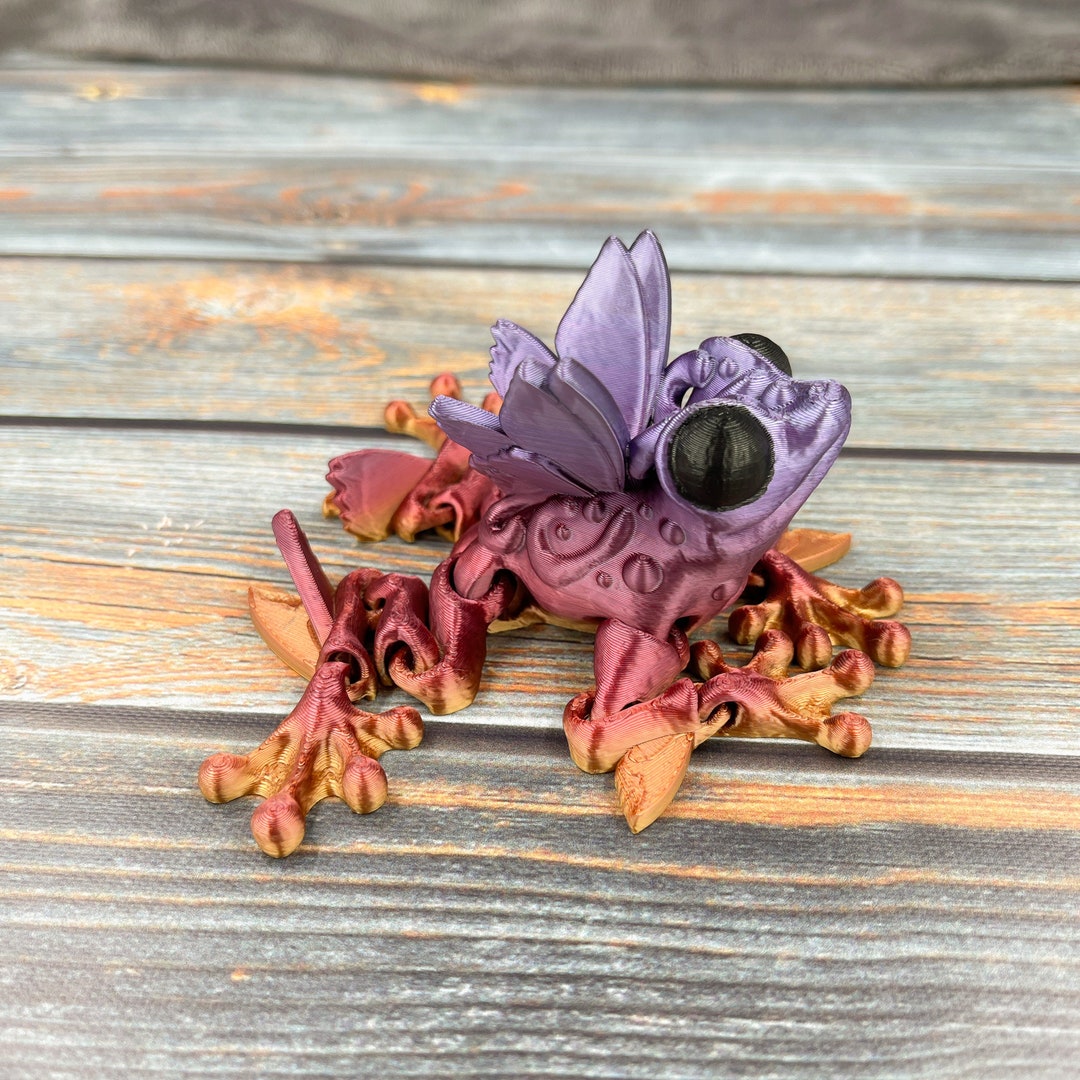 Flutter Frog Articulated 3D Printed Fidget Figure - Etsy